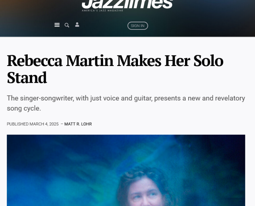 Rebecca Martin – The online home of Rebecca Martin